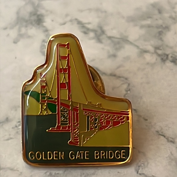 Vintage | Jewelry | Vintage 982 Golden Gate Bridge San Francisco Pin | Poshmark